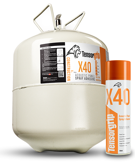 Tensorgrip - X40 - Acoustic Panel Spray Adhesive